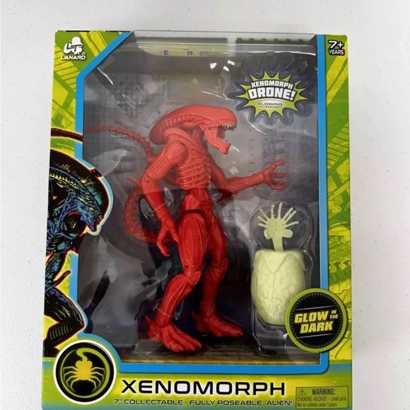 Lanard | Toys | Lot Of 2 Special Edition Alien Collection Xenomorph Drone 7 Action Figures New ...